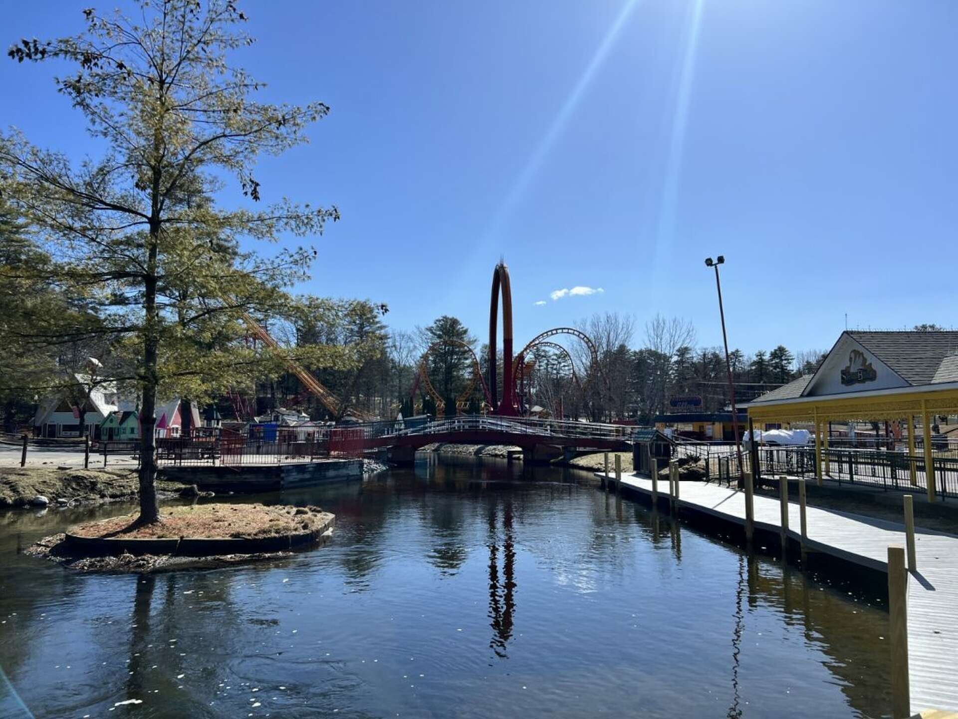 The Swan Boats at Great Escape are back, plus a new wooden coaster