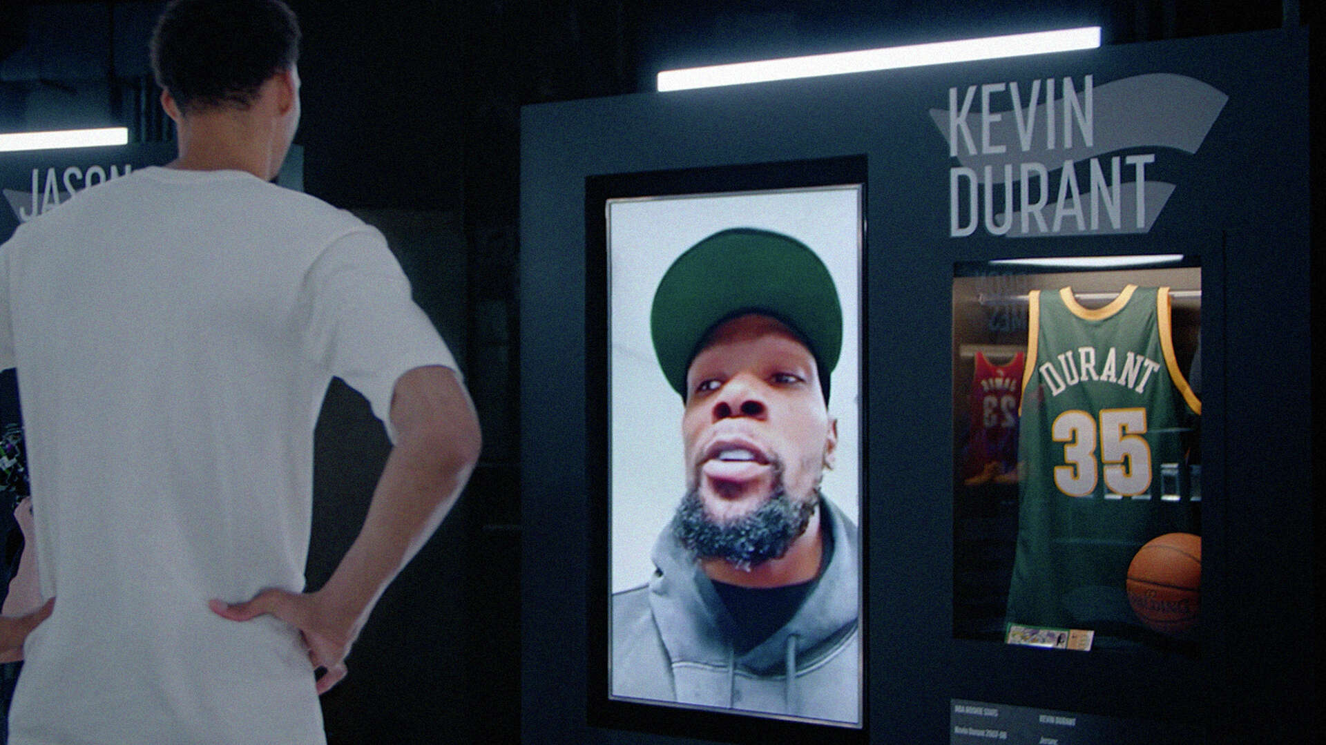 Watch: LeBron, Durant, other NBA stars pass torch to Spurs' Wembanyama