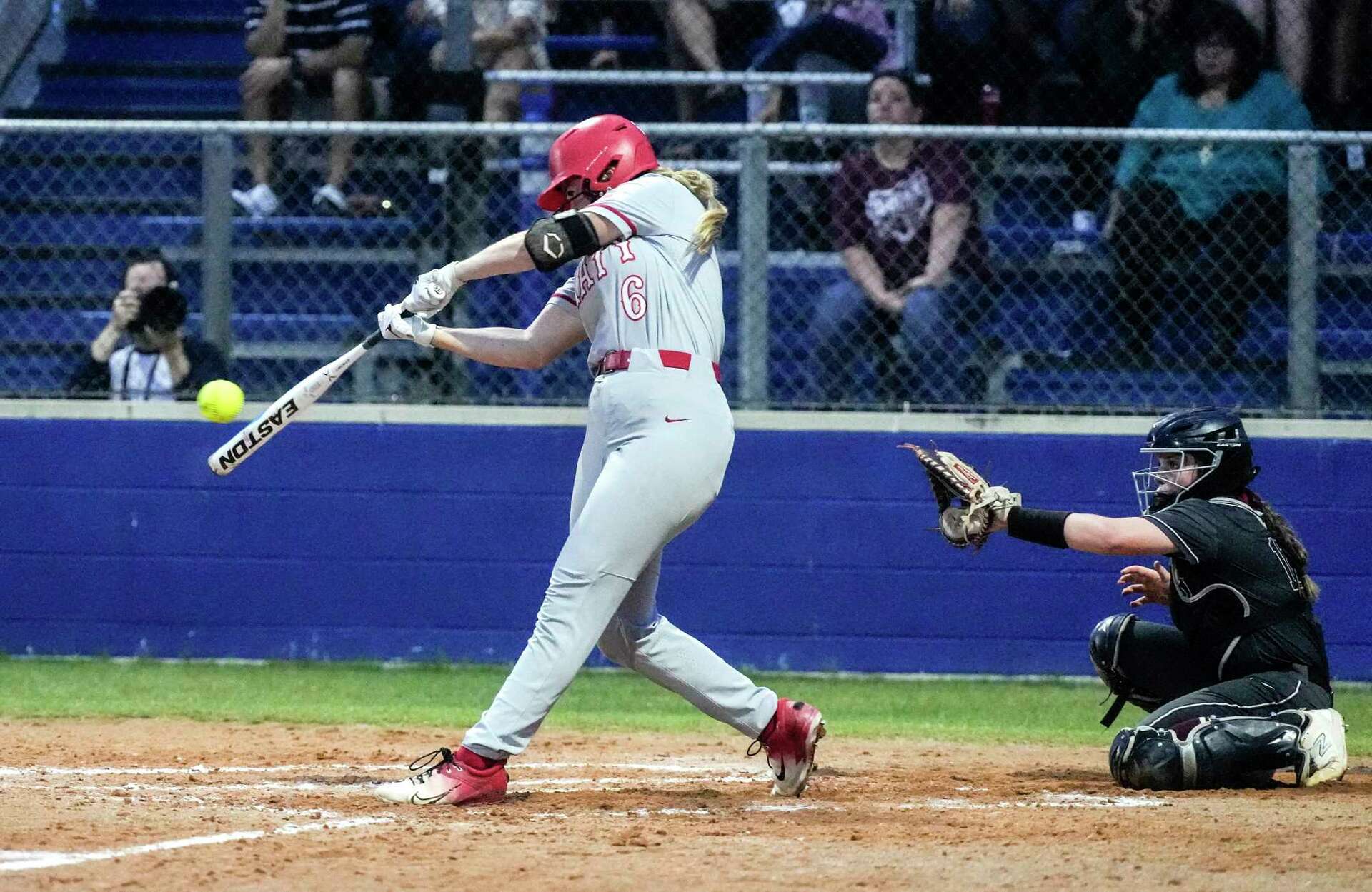 HS softball playoffs: Katy Tigers dominate Cinco Ranch Cougars