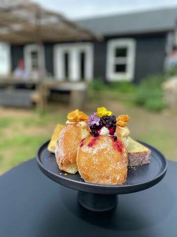 Julien's Farm Store in Granby offers fresh donuts, sandwiches
