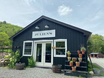 Julien's Farm Store in Granby offers fresh donuts, sandwiches