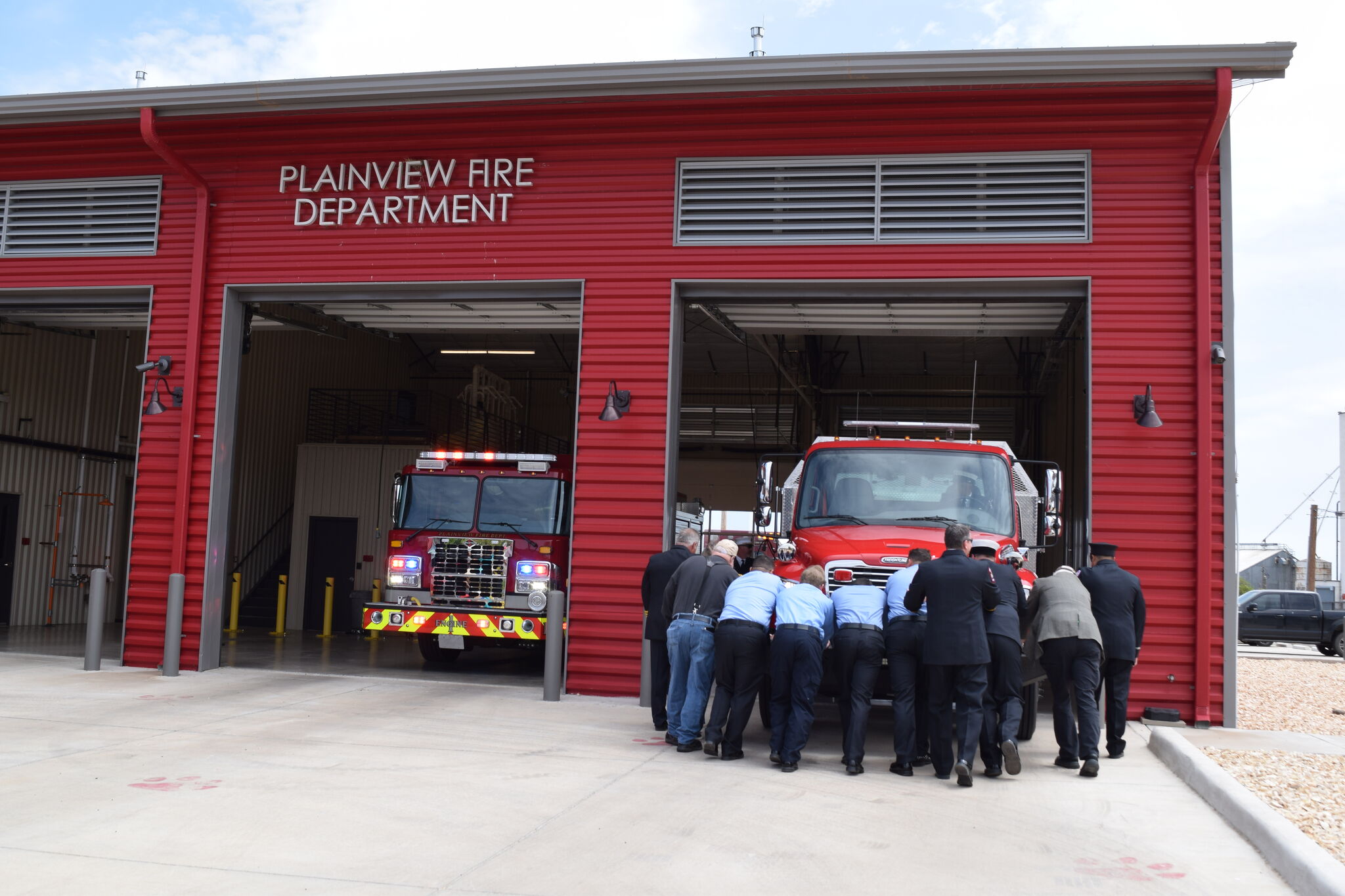 Plainview Fire Department pushes 2 new trucks into service