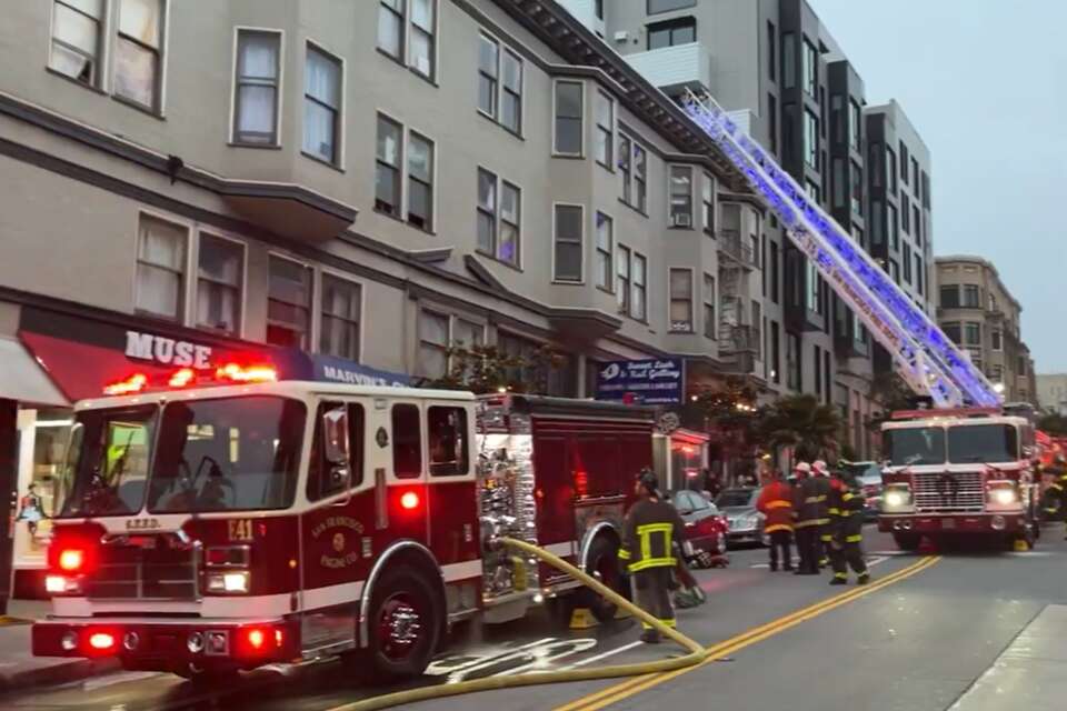 Fire at SF residence hotel extinguished after injury, street closures