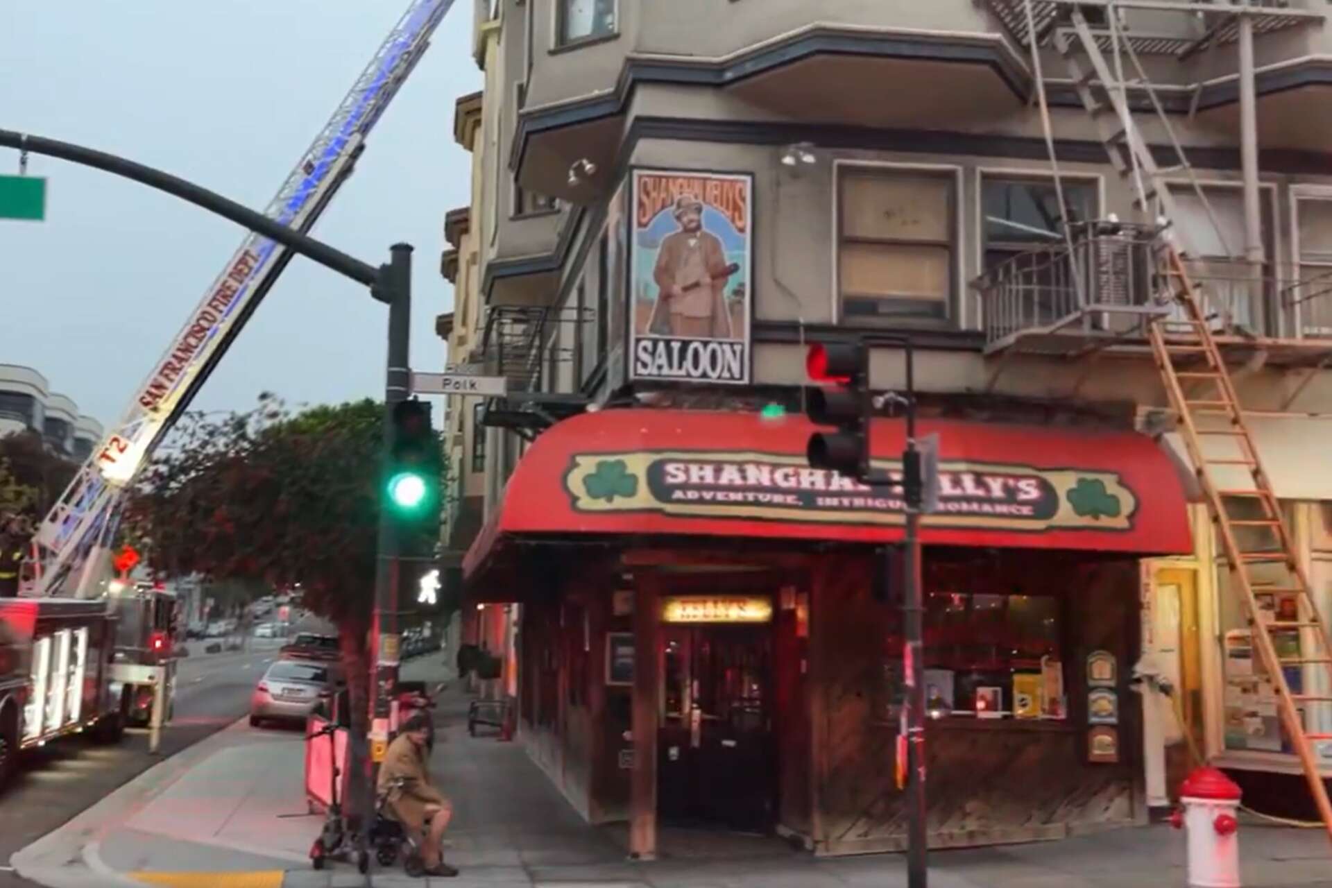 Fire at SF residence hotel extinguished after injury, street closures