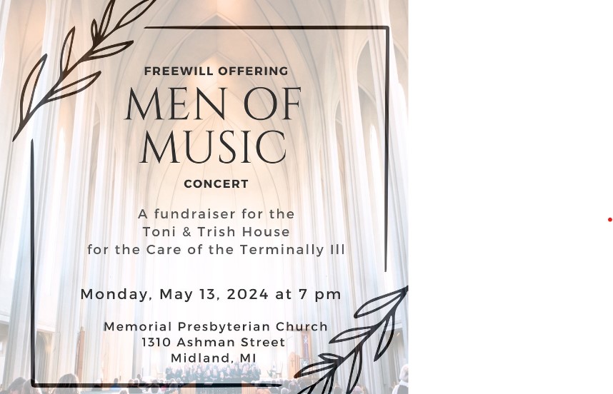Men of Music concert to benefit Toni and Trish House