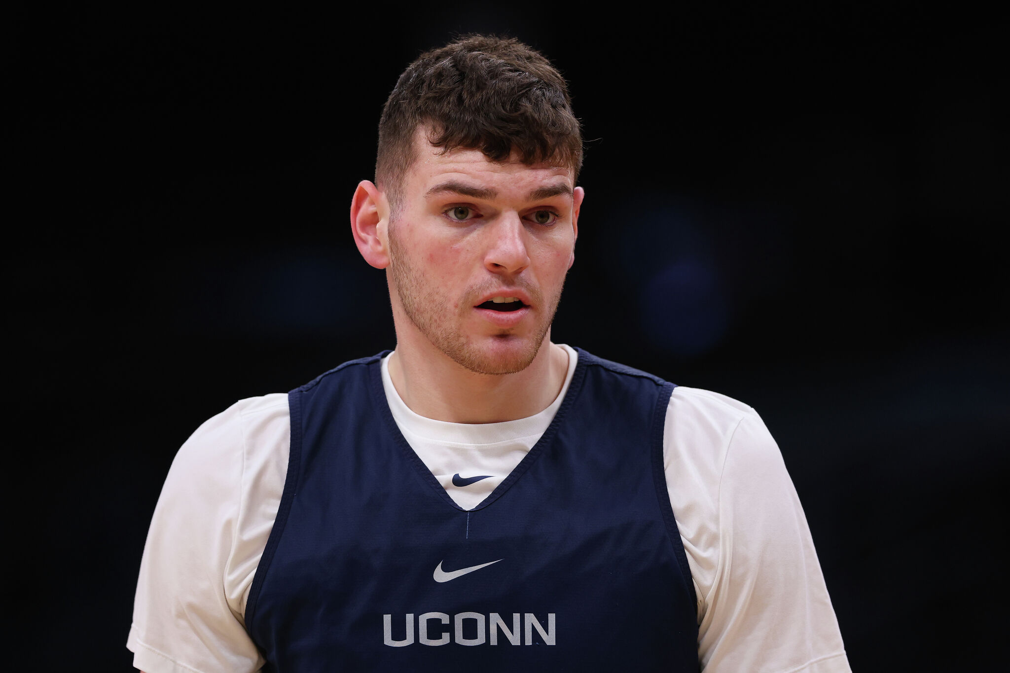 UConn's Donovan Clingan impresses with 3-point shooting at NBA Combine