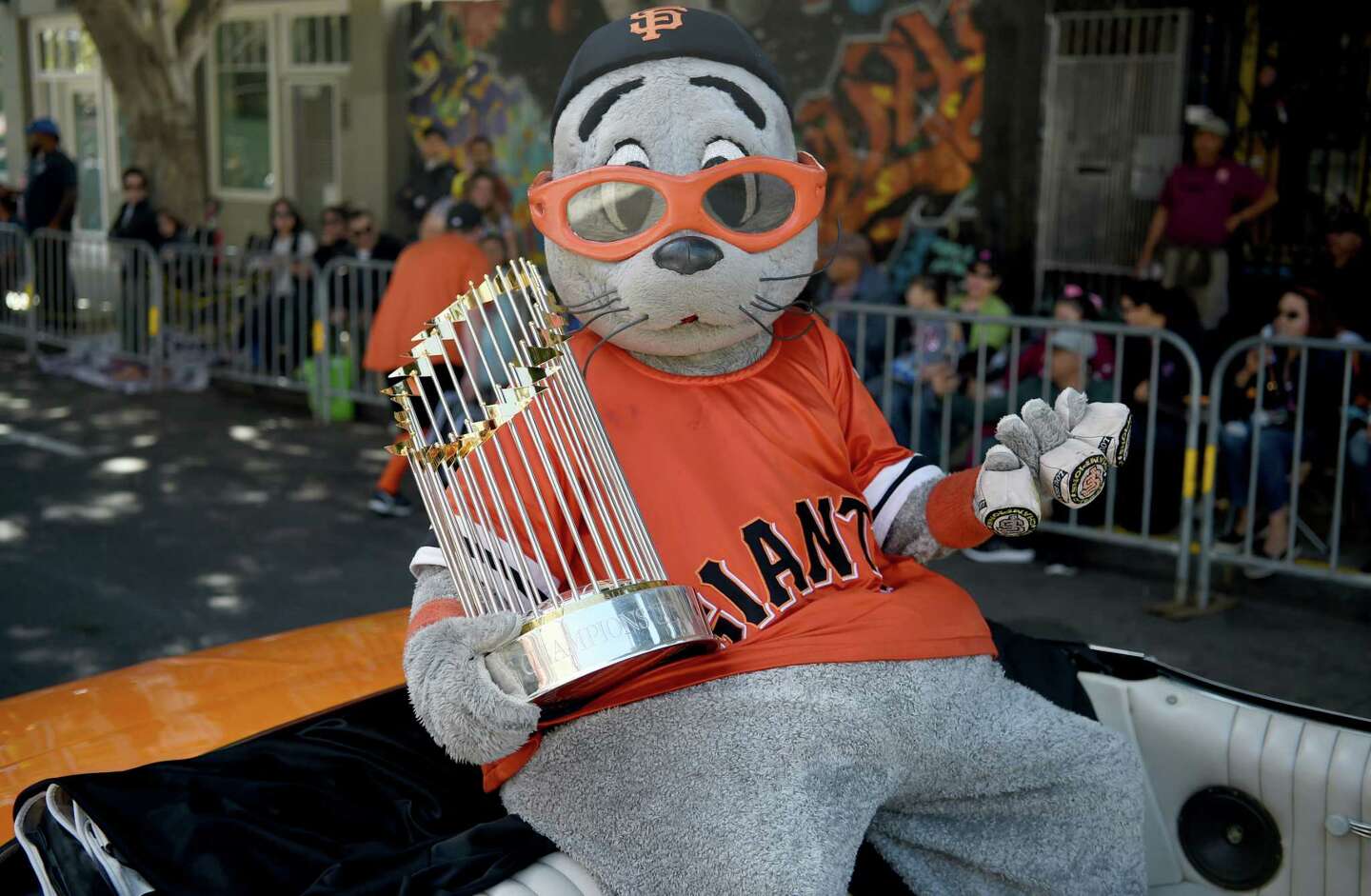 ‘He is Lou Seal’: How an unknown performer saved the Giants mascot