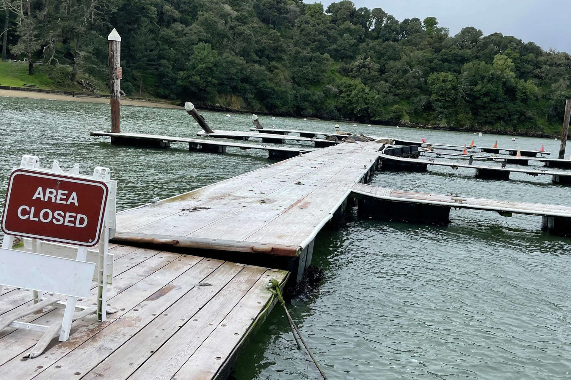 Crumbling boat dock at Angel Island to get a major overhaul