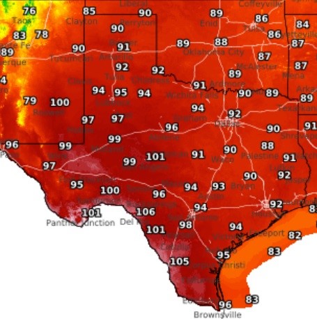 Lower temperatures, slight chance of storms in Laredo's forecast