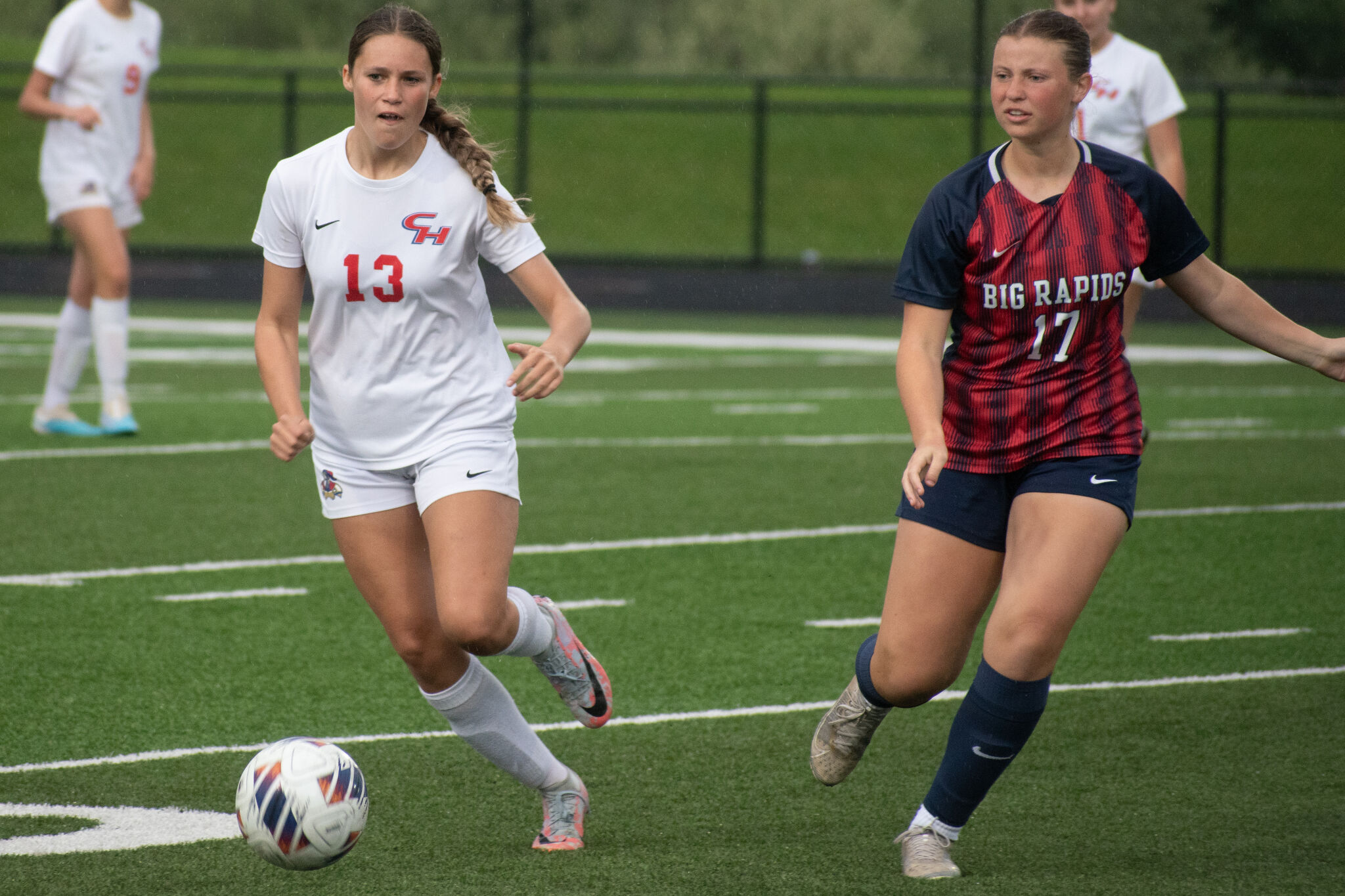 Big Rapids girls soccer advance behind Fox's five goals