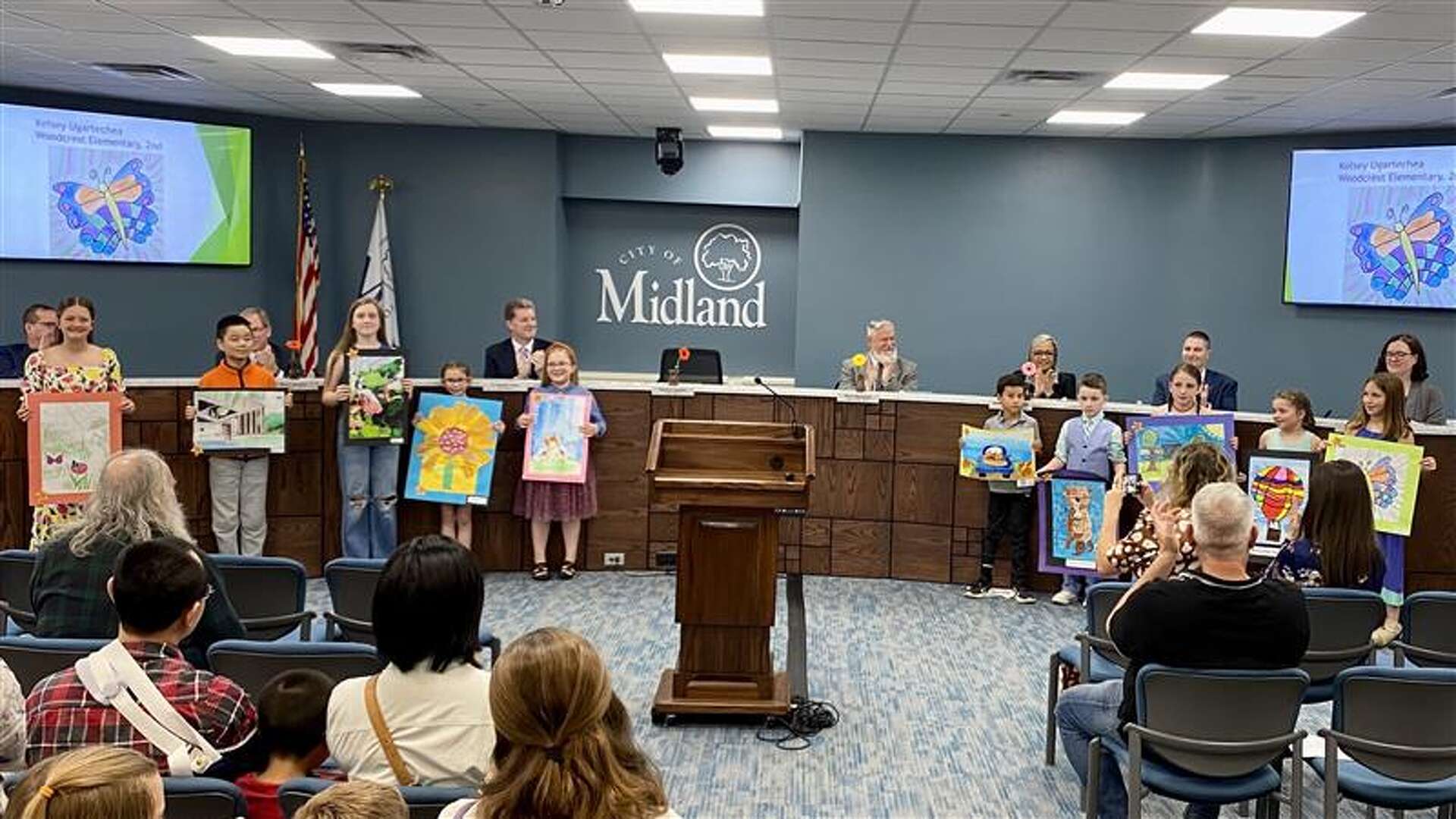 Student winners recognized in Make Midland Beautiful contest