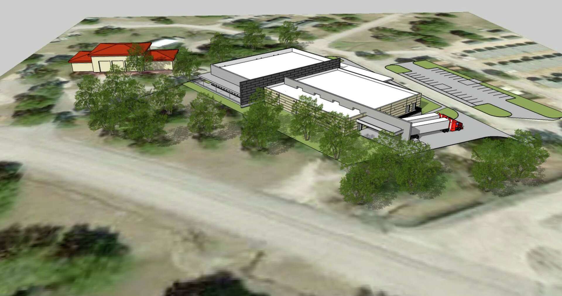 Camp Bullis gets new dining hall. This one to have restrooms and AC.