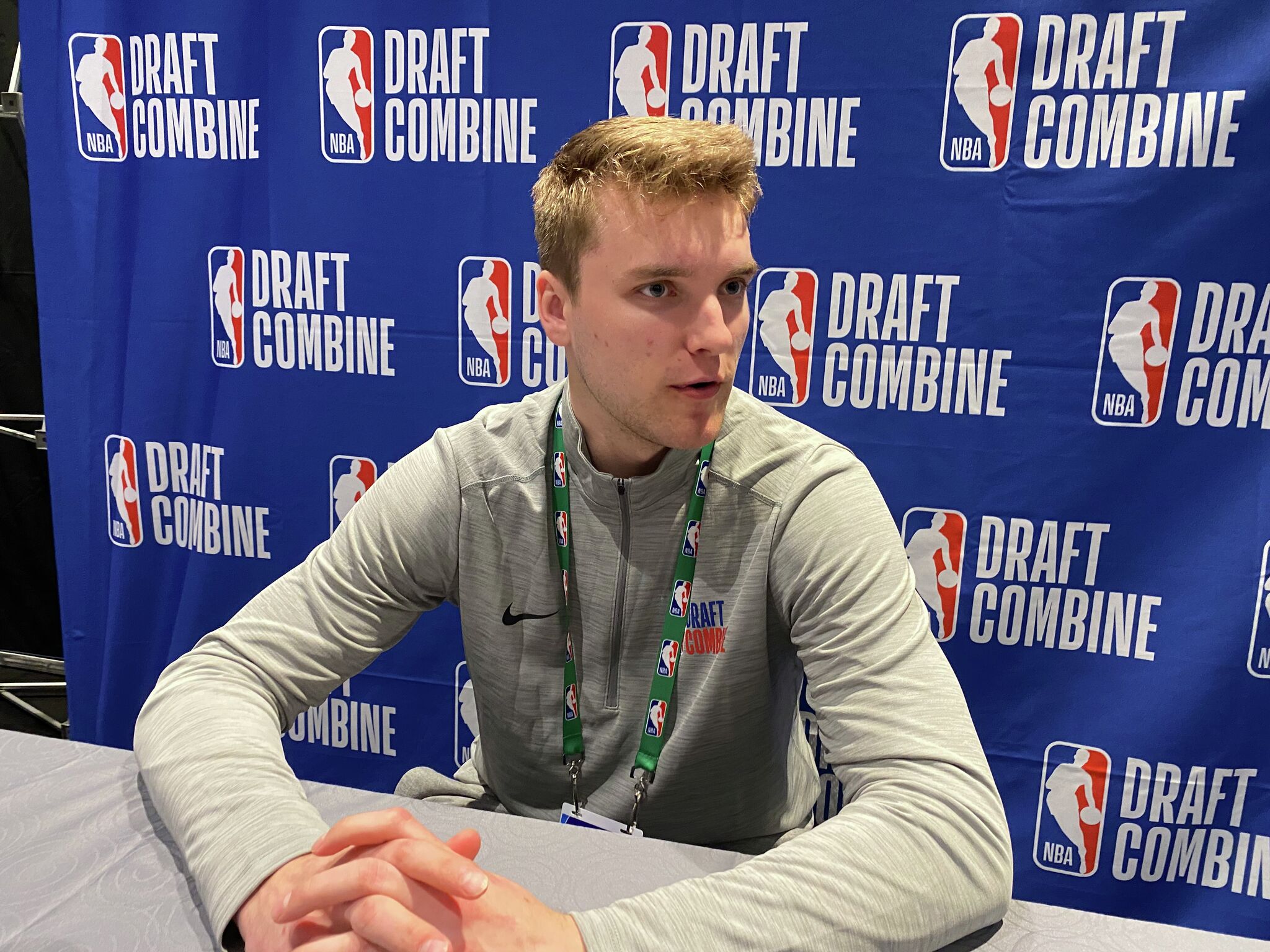 UConn's Cam Spencer shows off his intensity at NBA Combine