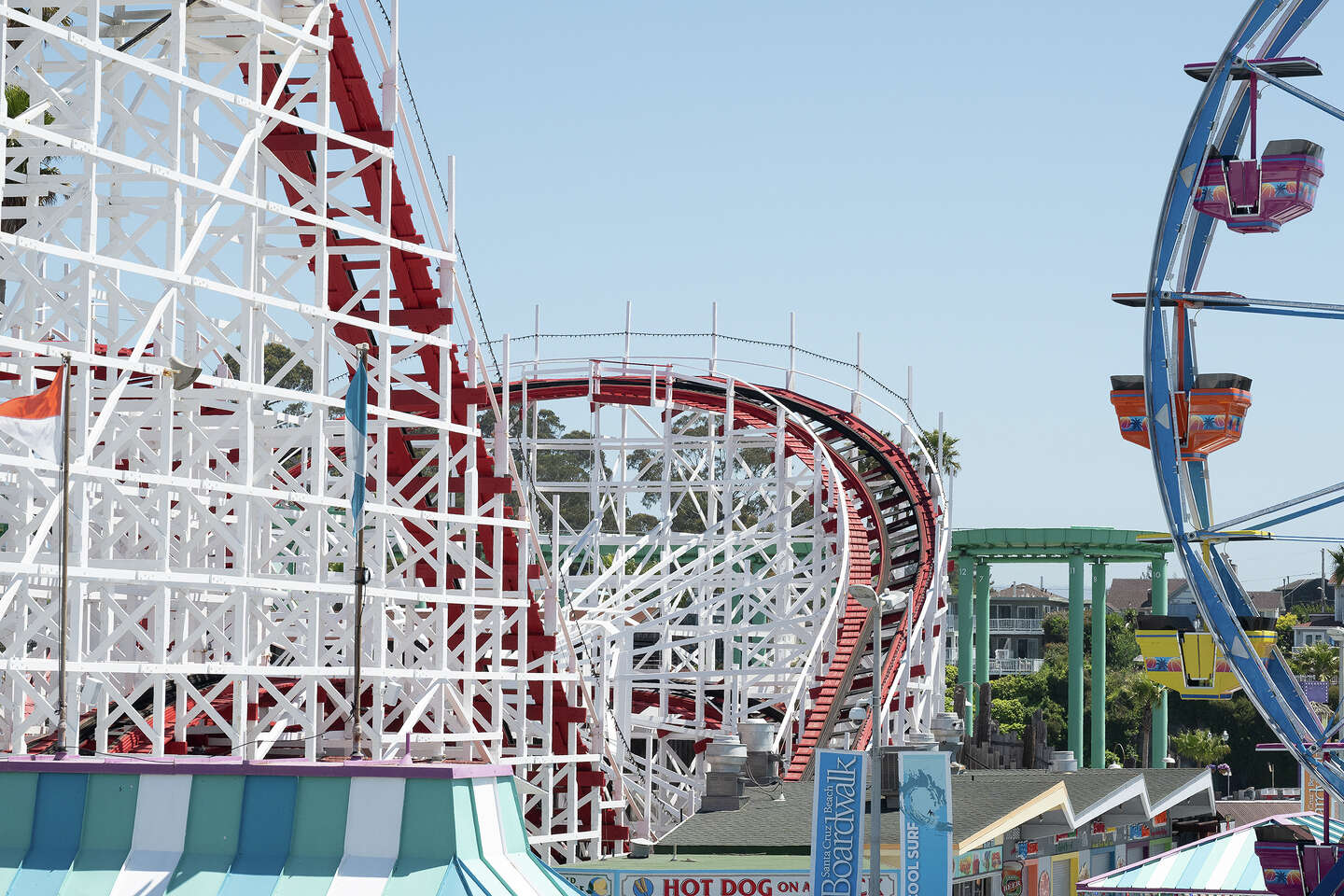 The underbelly of California's oldest surviving roller coaster