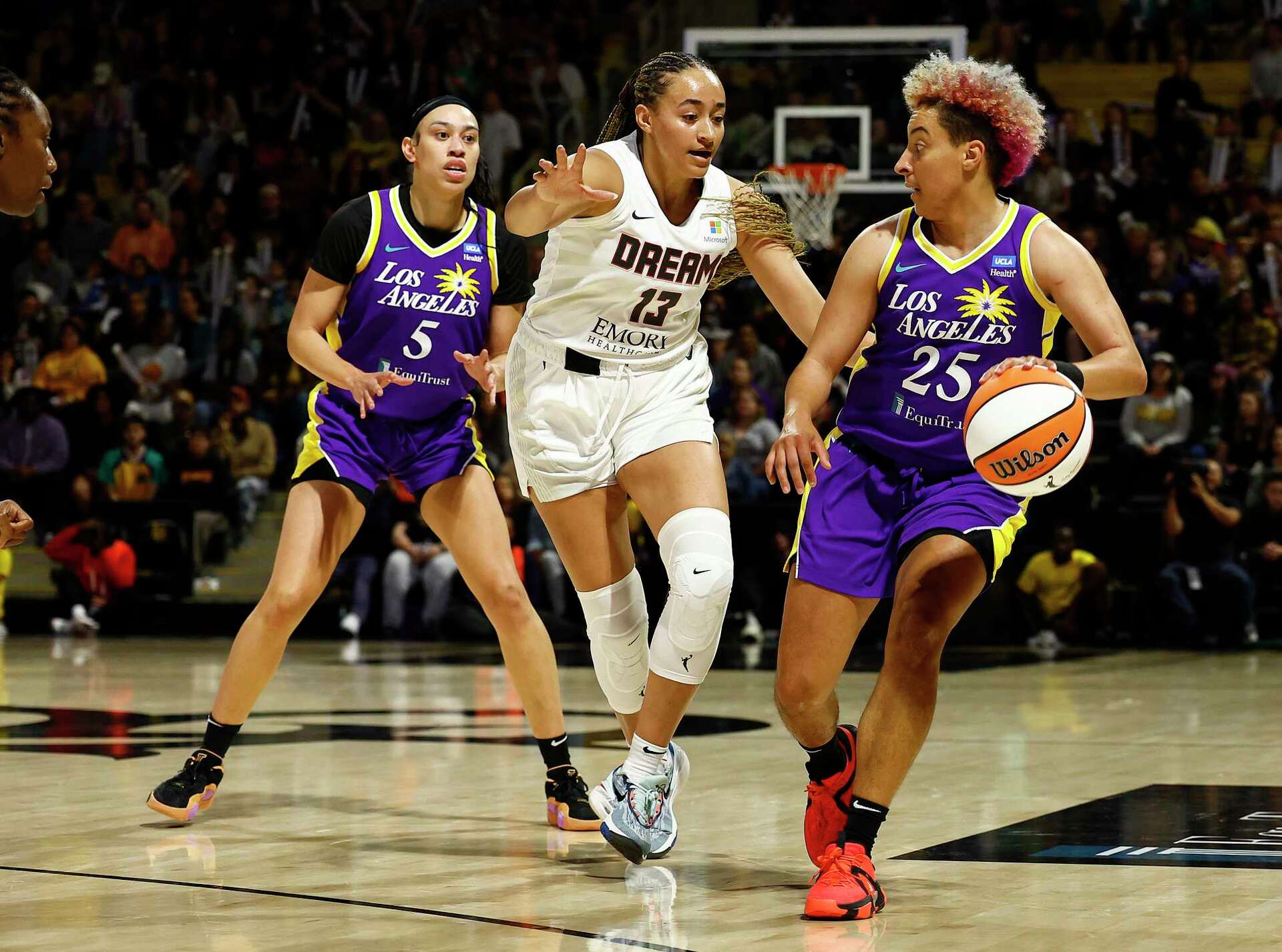 Haley Jones gets WNBA bragging rights over ex-teammate Cameron Brink
