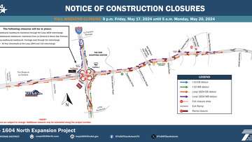 San Antonio traffic: Weekend closures for Loop 1604