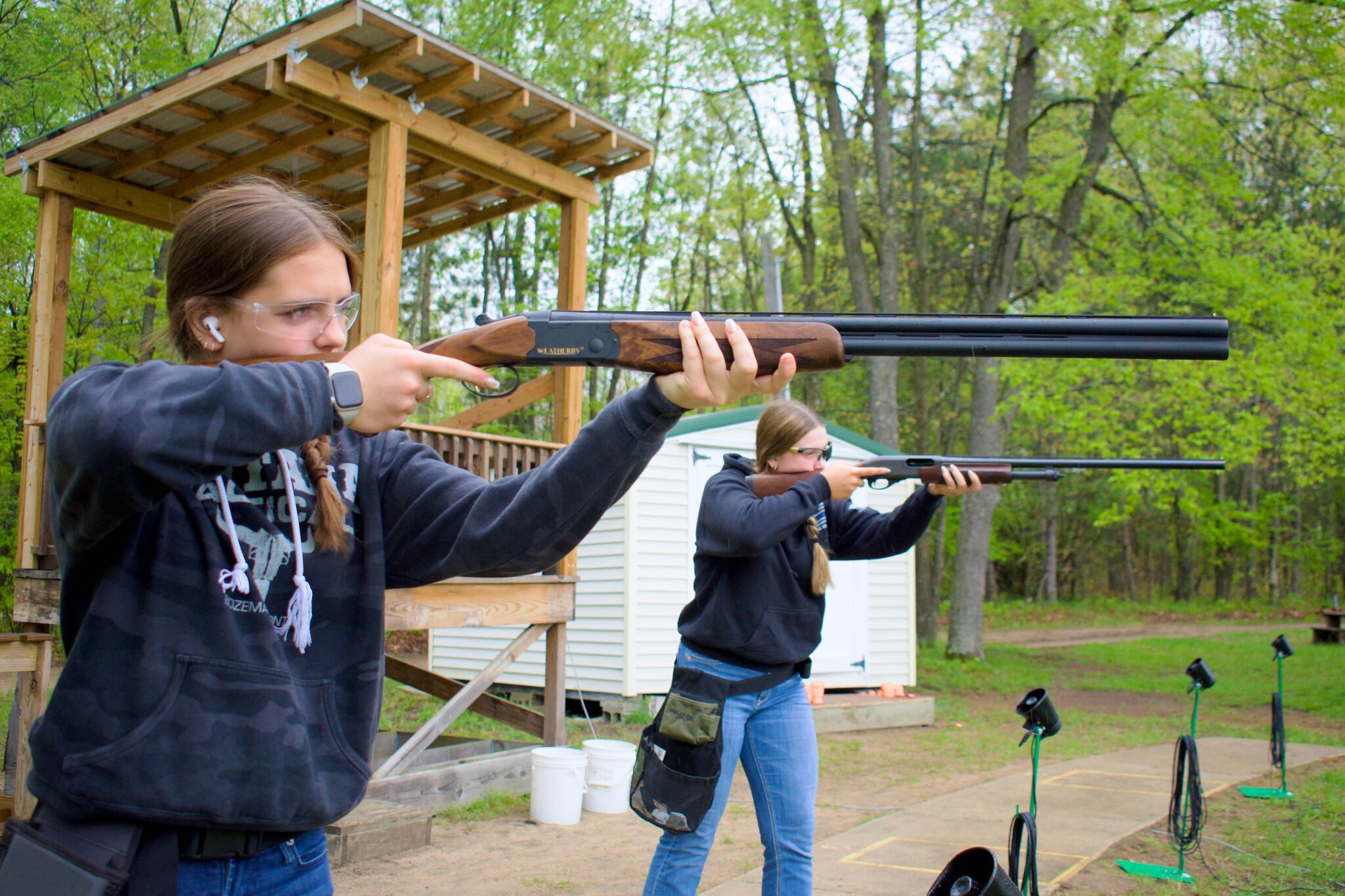 Big Rapids Michigan female trap shooters shine in nontraditional sport