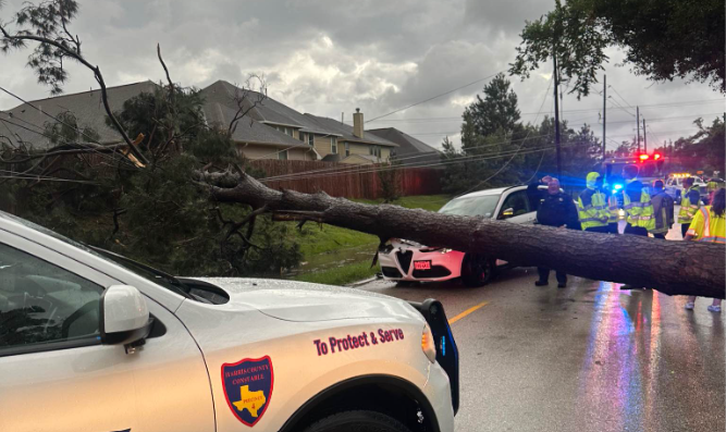 Severe storms cause widespread damage in Houston: Photos