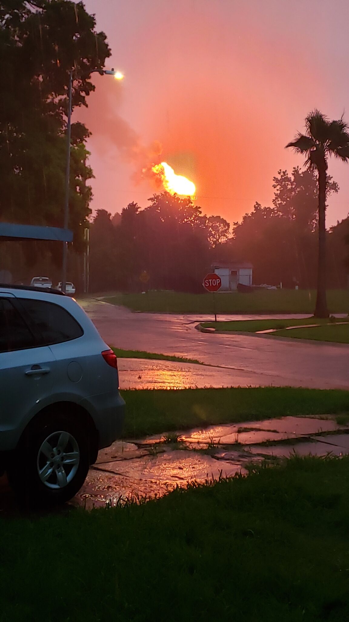East Houston TPC chemical plant released fiery flare during storm