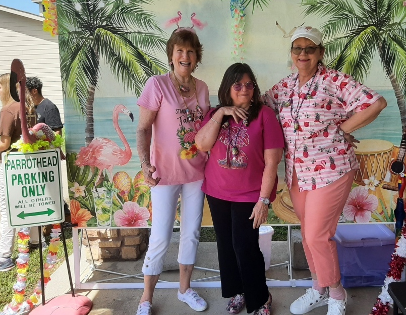 Club members think pink for May social, community service events