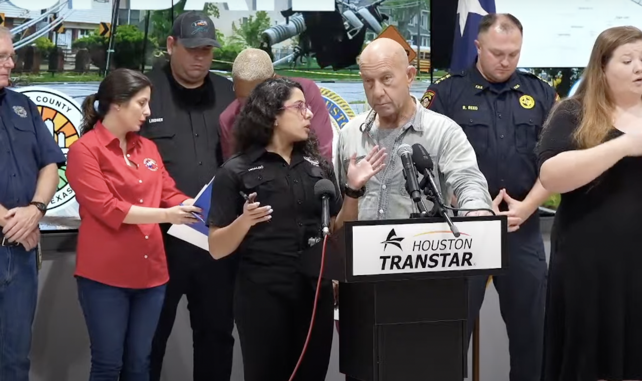 Houston mayor and Hidalgo's first joint event gets awkward