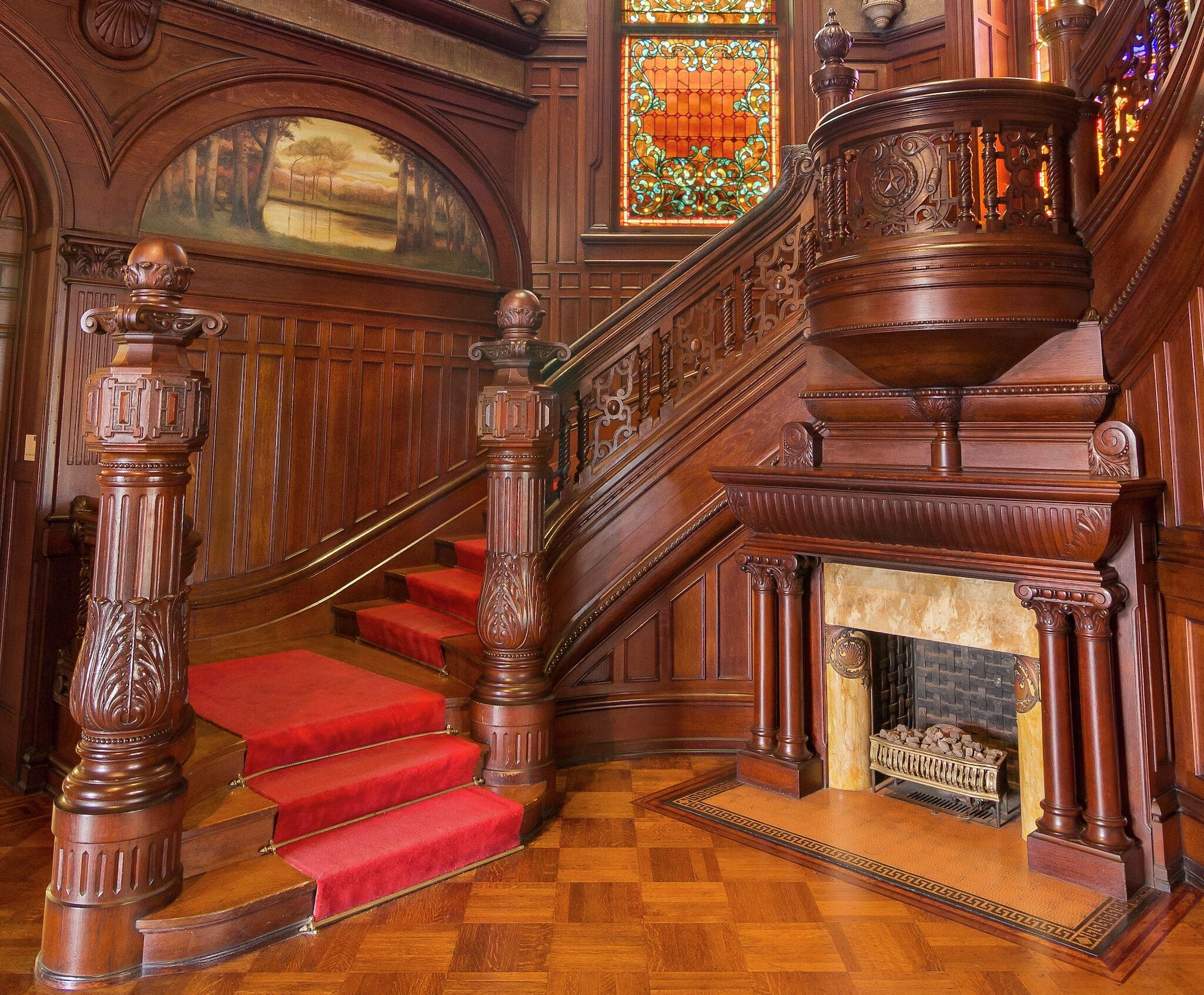 Texas mansion's magical fireplace charms Gilded Age design buffs