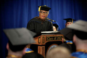 At graduation ceremony held in Suffield prison, 12 are awarded degrees