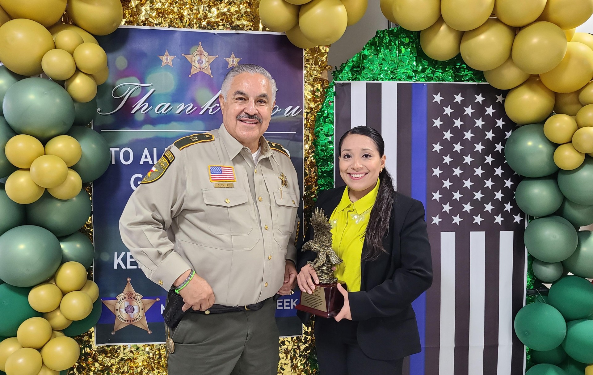 Webb Co. Sheriff's Office investigator honored as Deputy of the Year