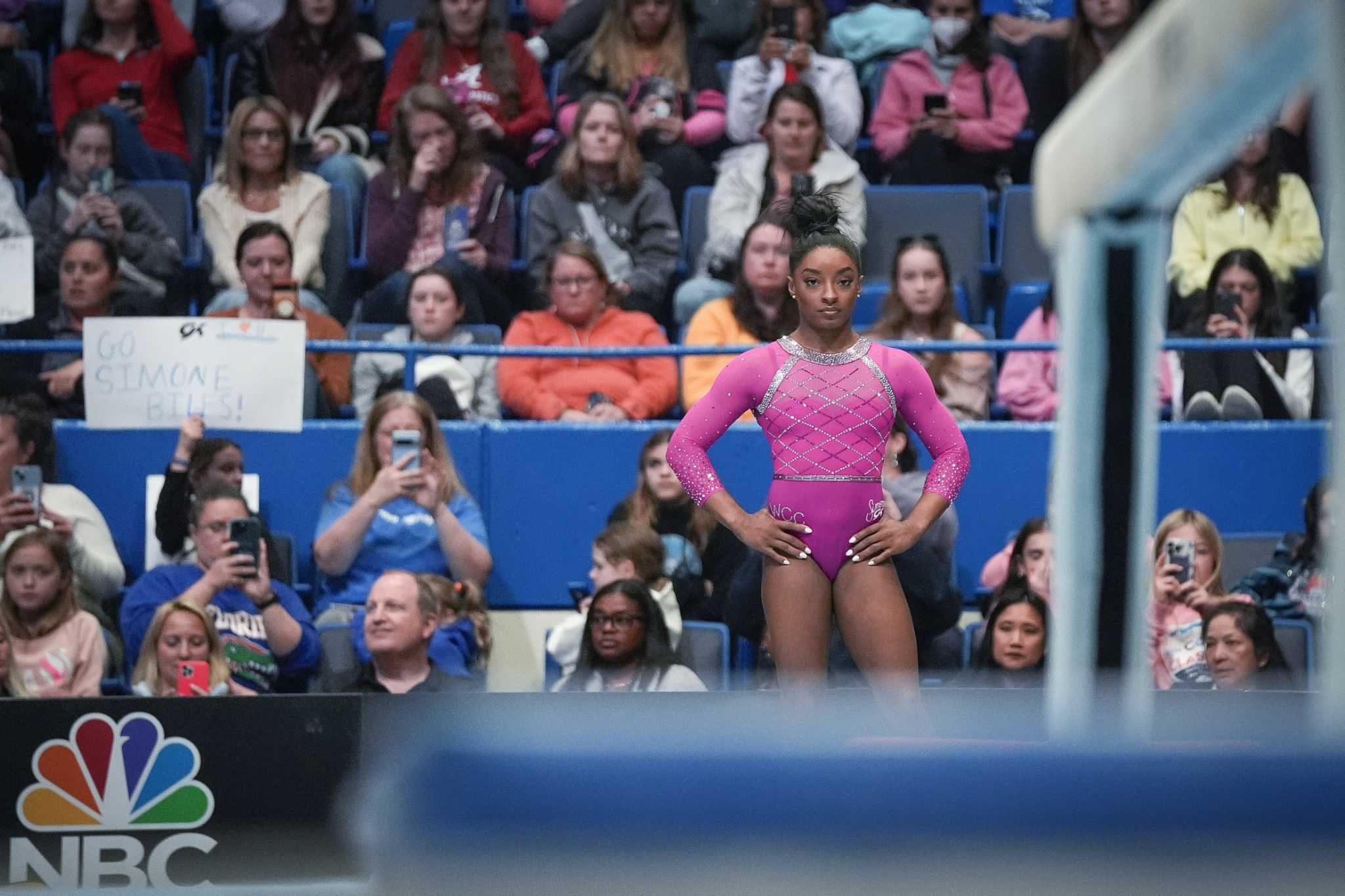 Gymnast Simone Biles wins Core Classic tite in Hartford