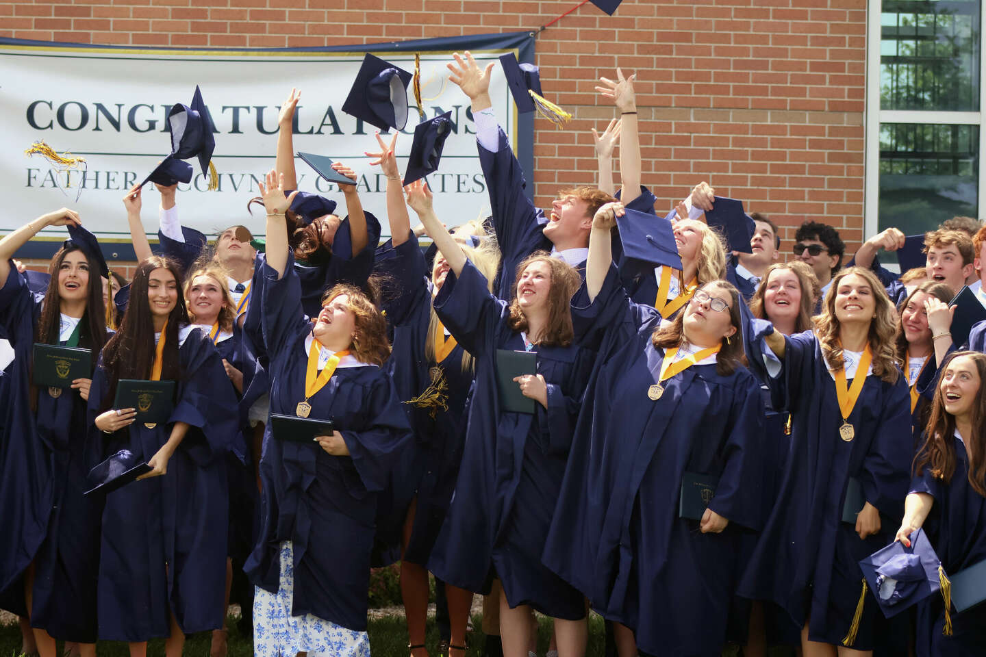 Father McGivney Catholic High School graduation photos