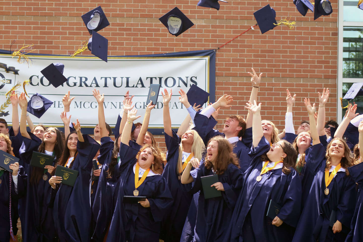 Father McGivney Catholic High School graduation photos