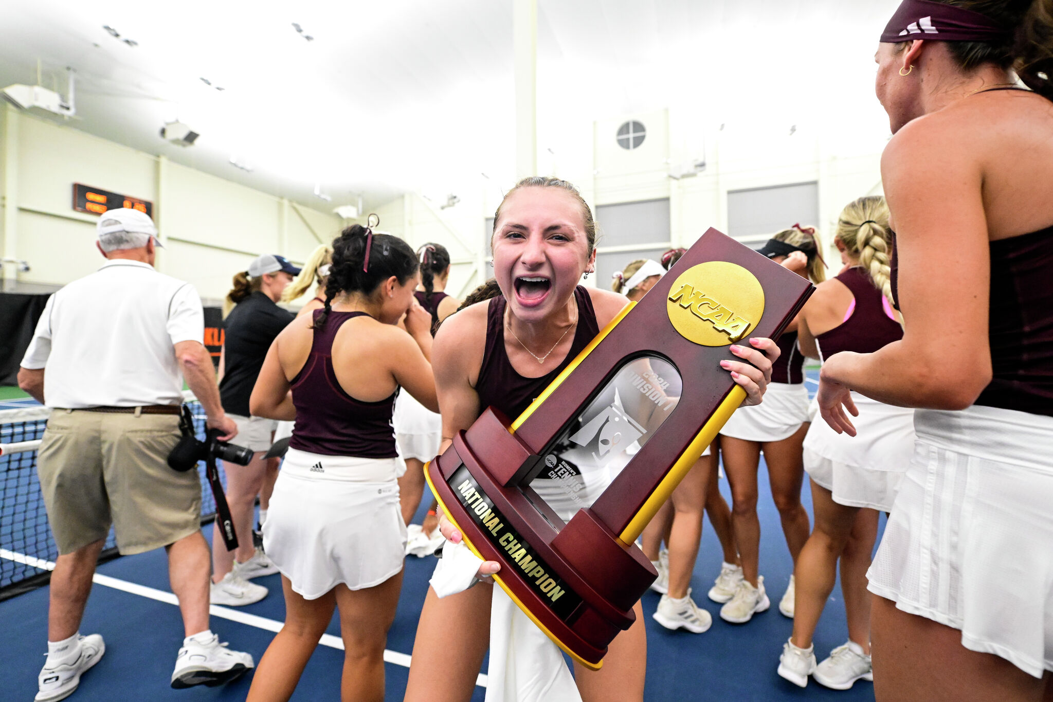 NCAA tennis: TCU men, Texas women win first titles