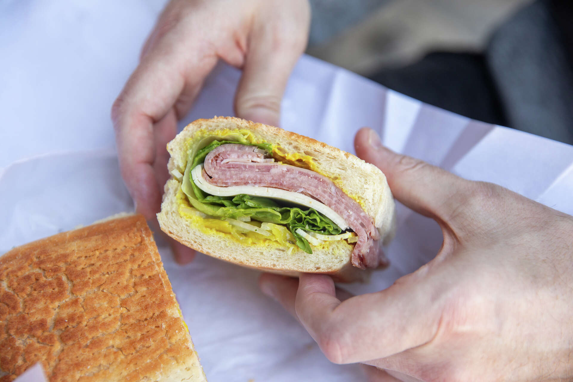There is only one way to order at San Francisco's Molinari deli