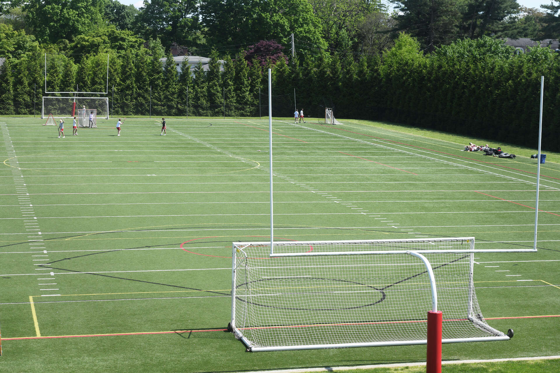 Neighbors resist bathrooms, storage shed on Fairfield University field