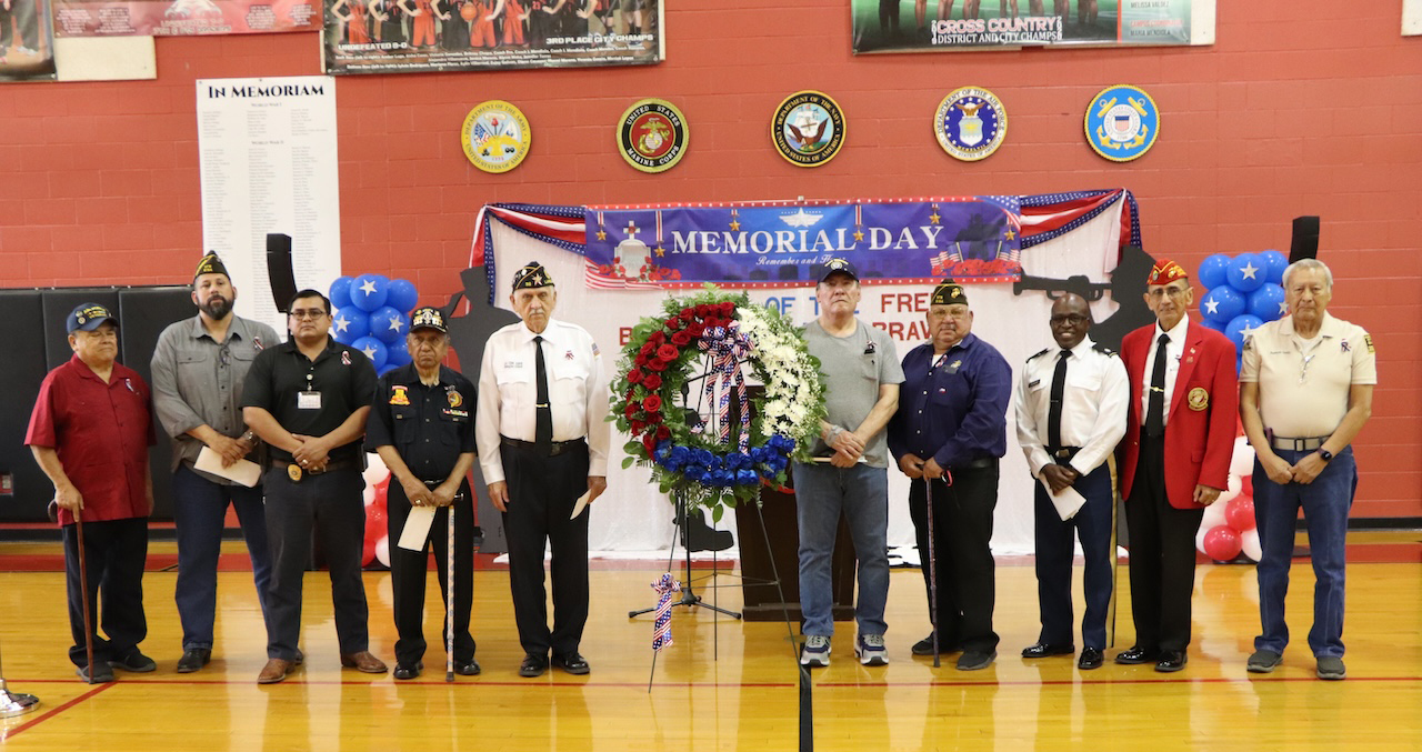 Laredo ISD welcomes veterans to school for Memorial Day ceremony
