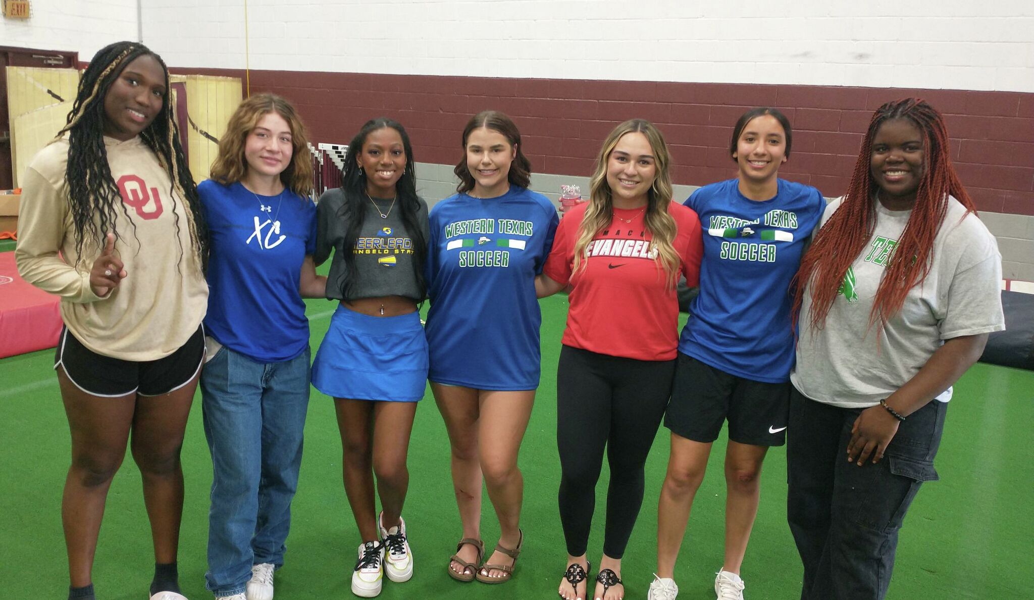 Seven Legacy female athletes sign to compete at the college level