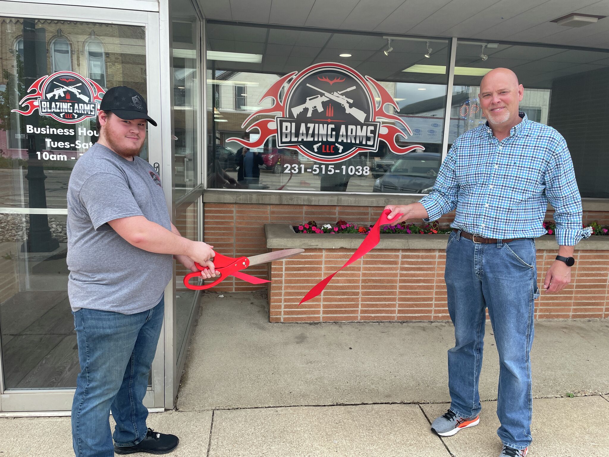 Blazing Arms firearm store opens in downtown Evart
