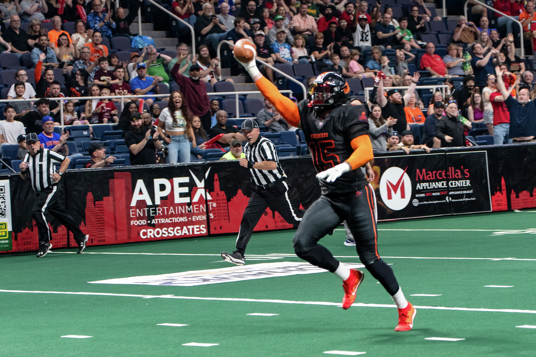 Albany Firebirds defense shows might in Arena Football League win