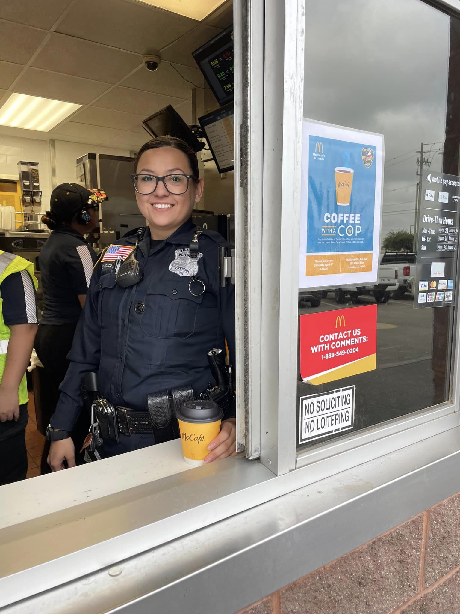 LPD hosting monthly Coffee with a Cop at McDonald's on May 25