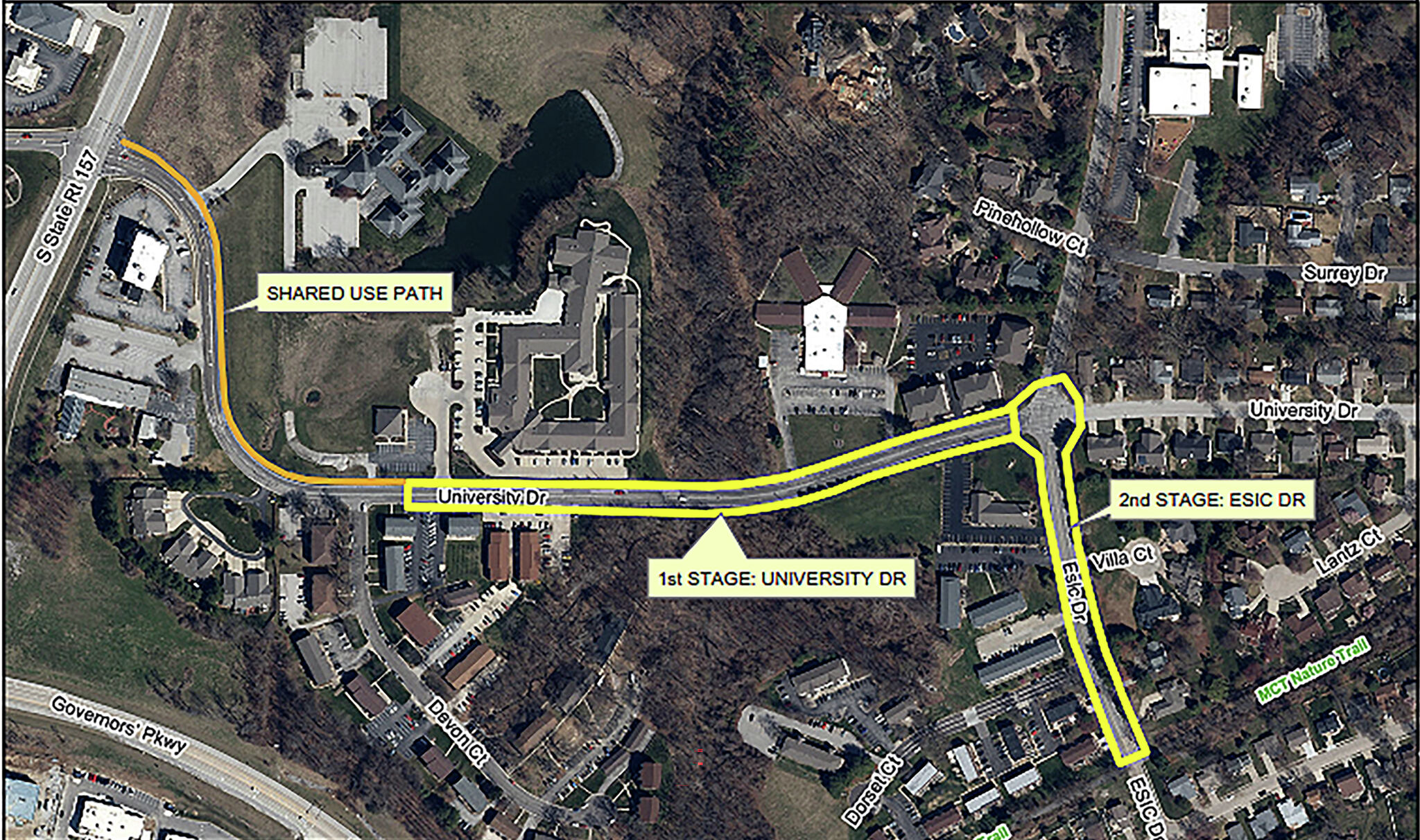 Road construction begins on University Drive in Edwardsville