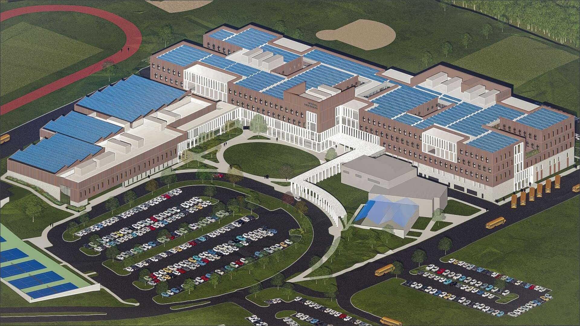 Here's what Stamford's new Westhill High School could look like