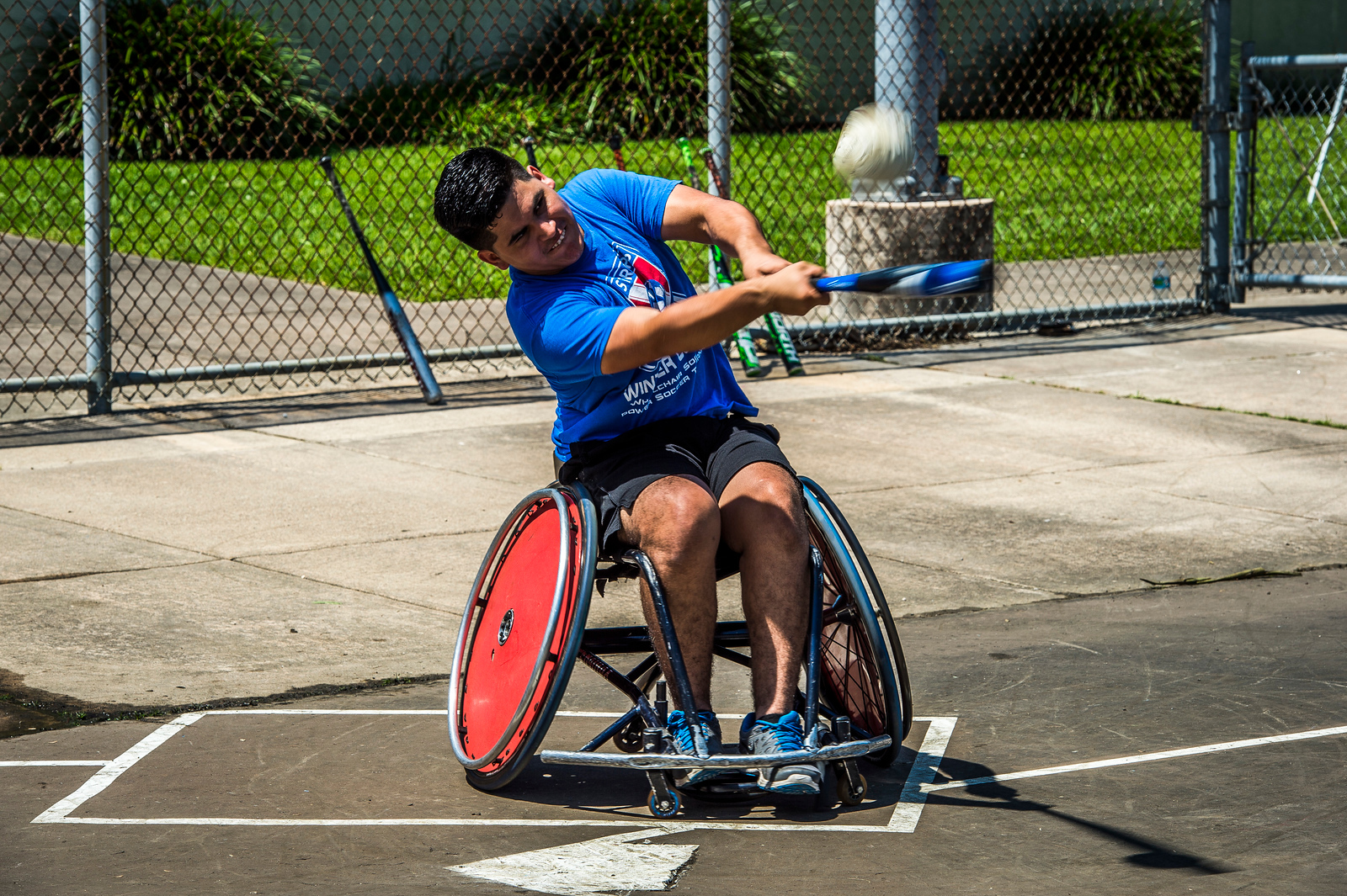 Pasadena hosts wheelchair softball tournament at unique adaptive field