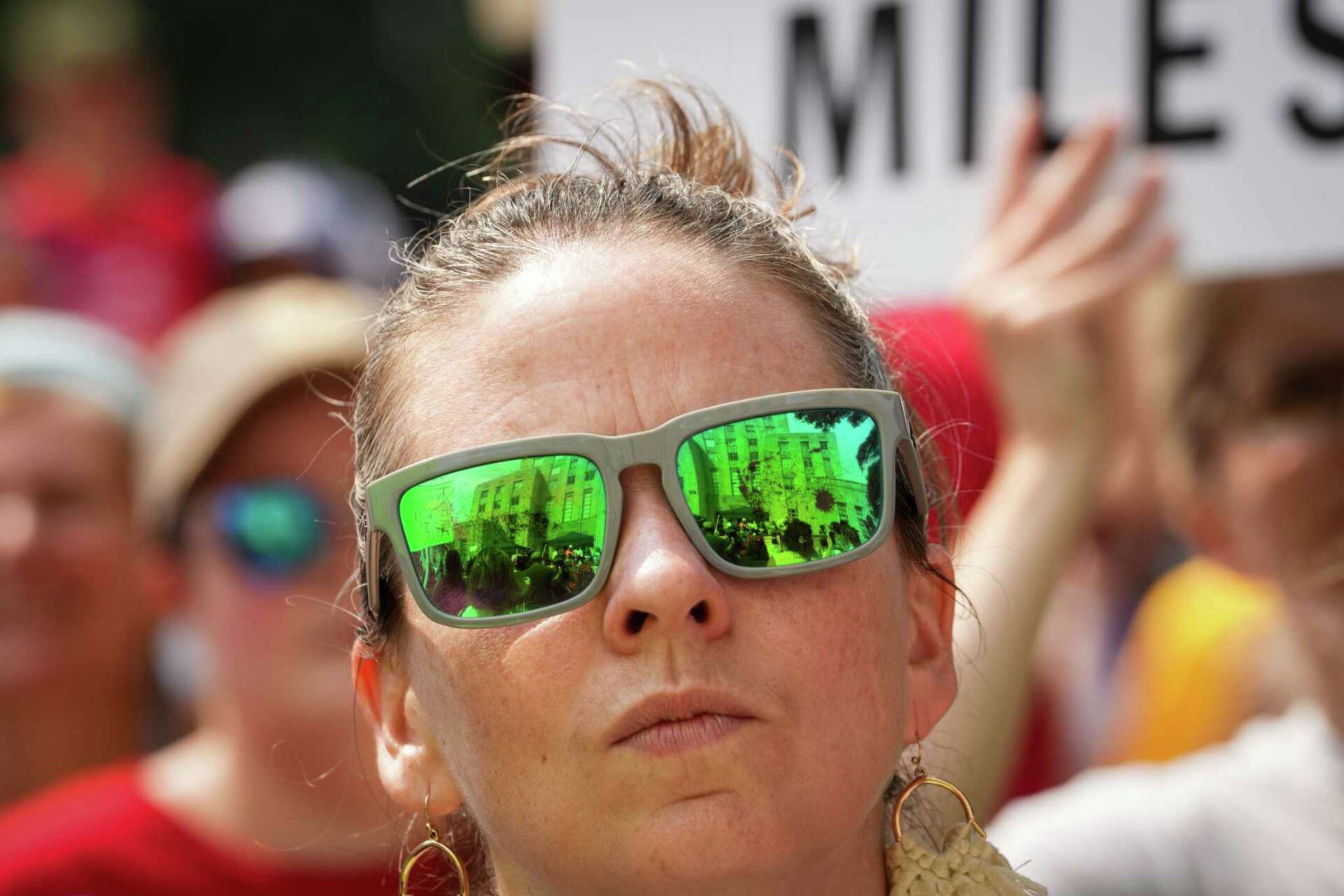 Crowds protesting Mike Miles' leadership of HISD at City Hall