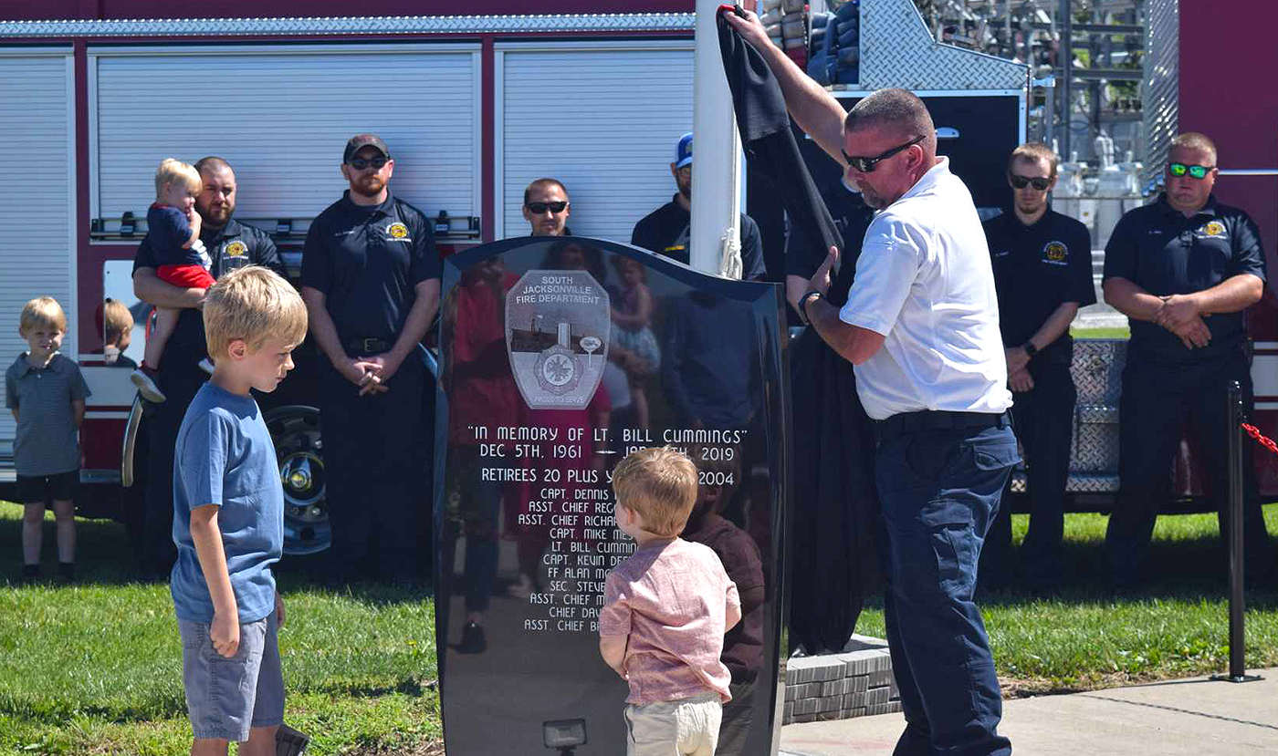 South Jacksonville Fire Department monument unveiled