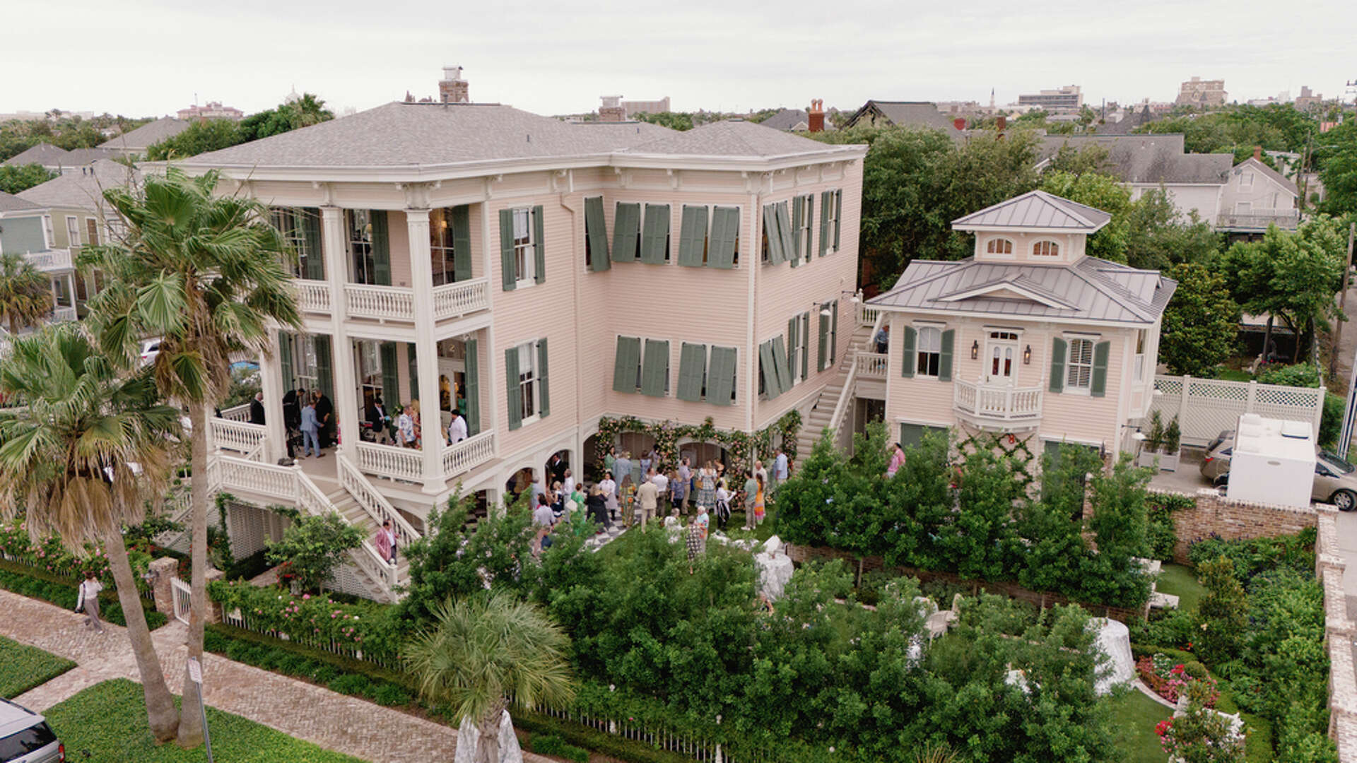 Historic, pink Galveston mansion reopens as the 1874 Guest House