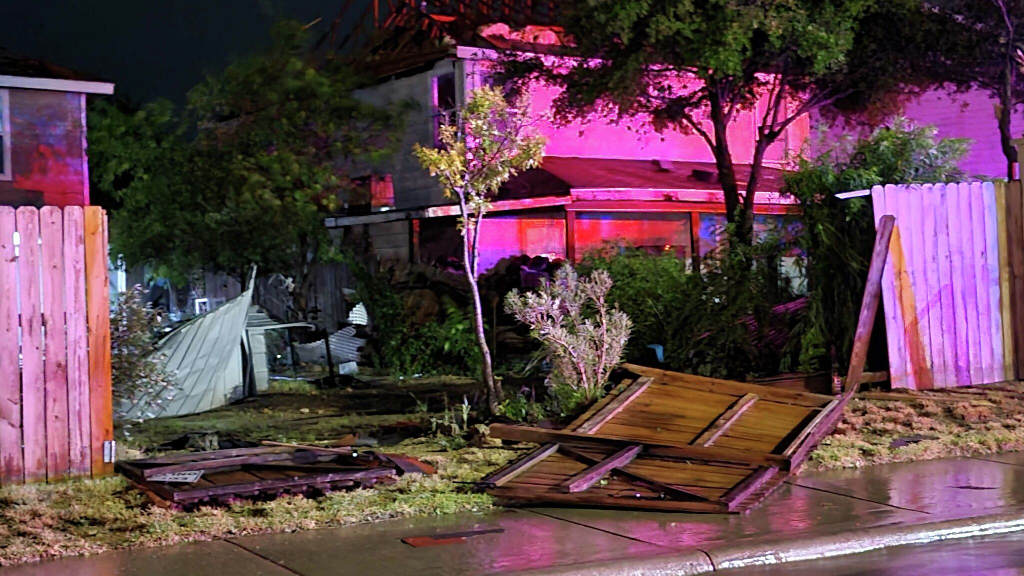 Laredo storm leads to collapsed home, floating cars, flooded streets