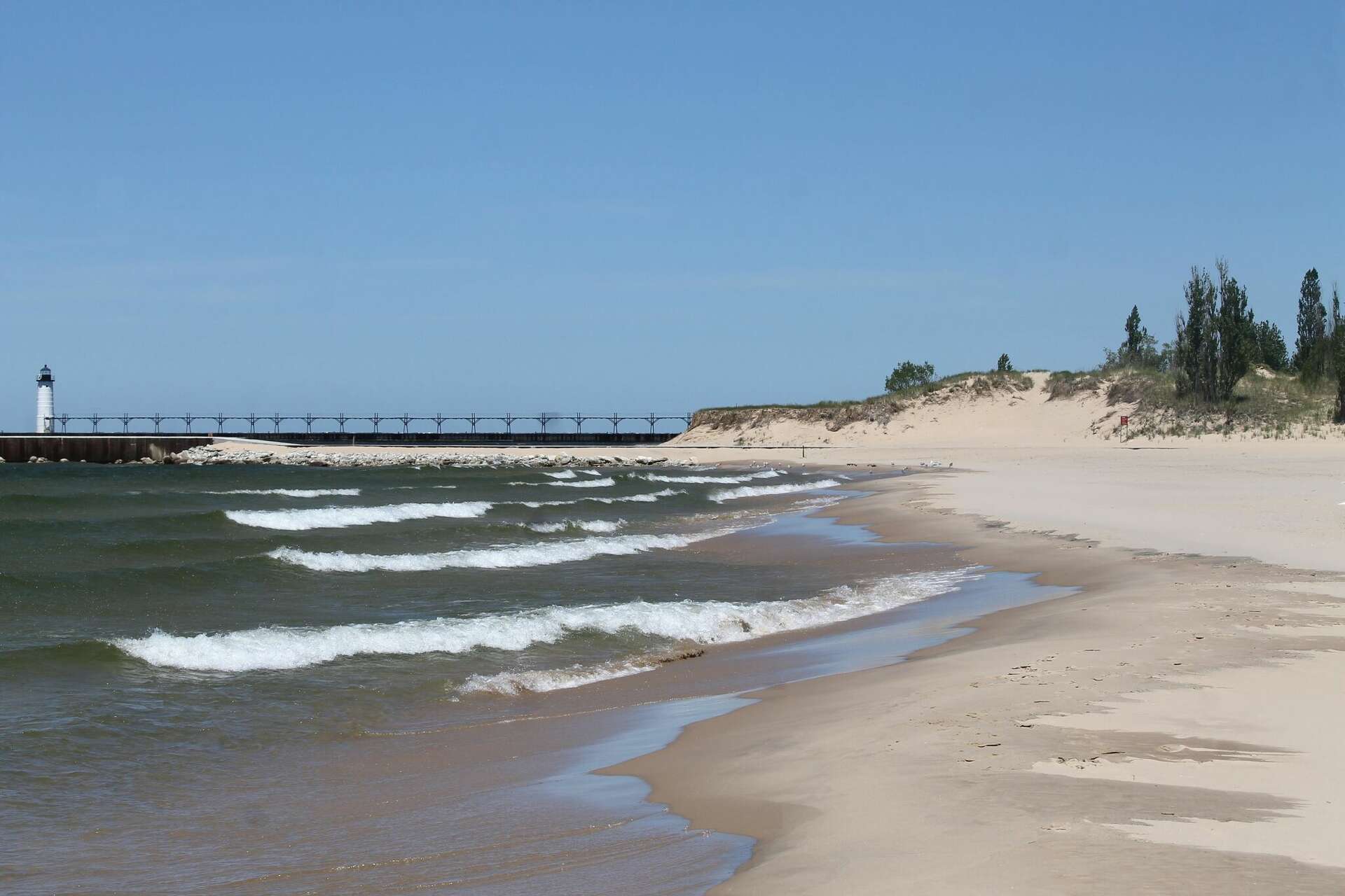 Michigan's best beach can be found in Manistee