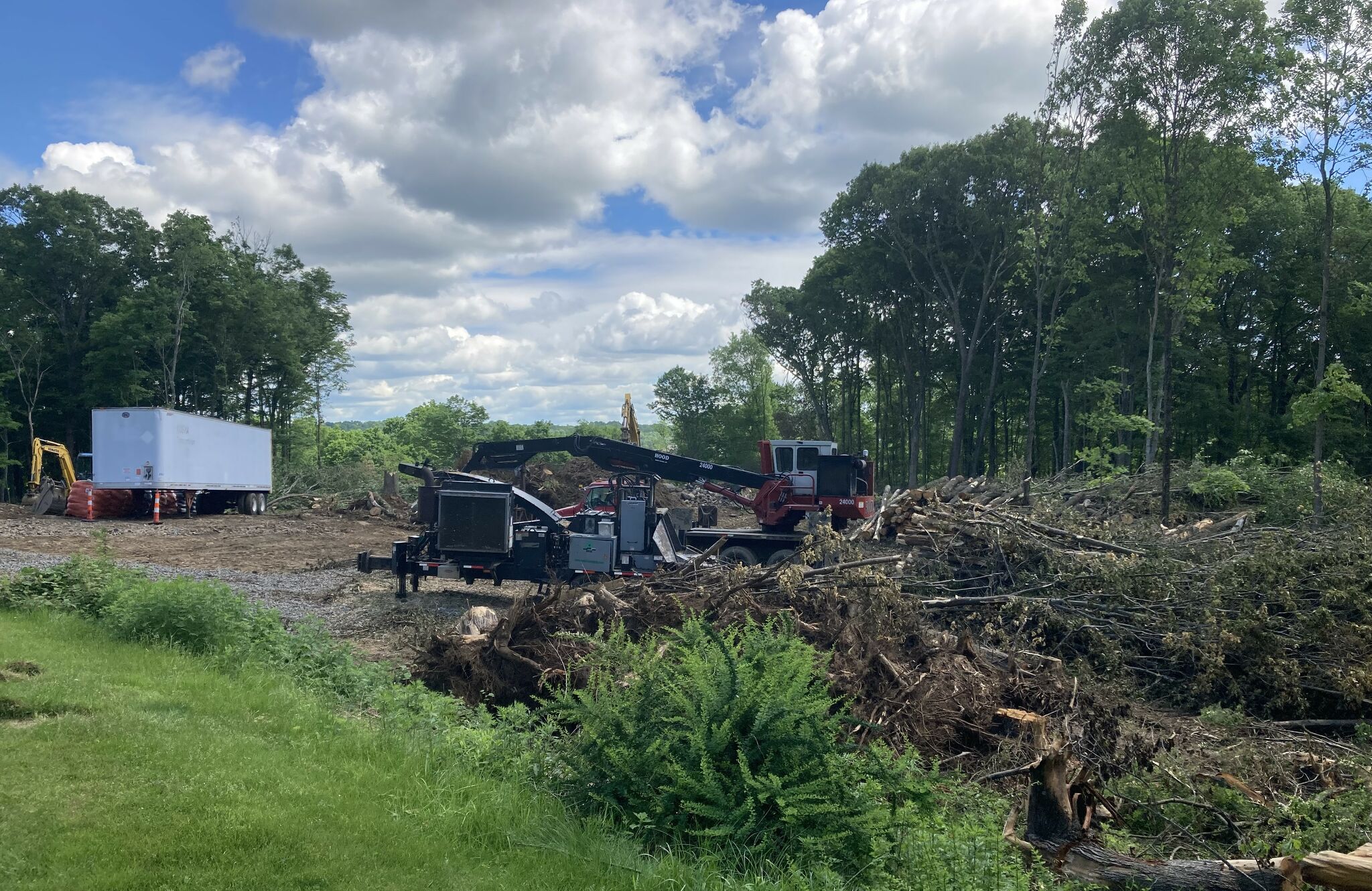 Danbury OKs parking break for rehab hospital as tree clearing starts