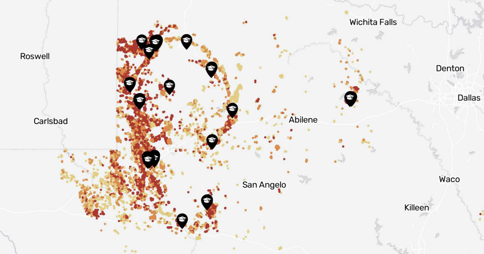 Are there high concentrations of toxic gas near you? Search our map.