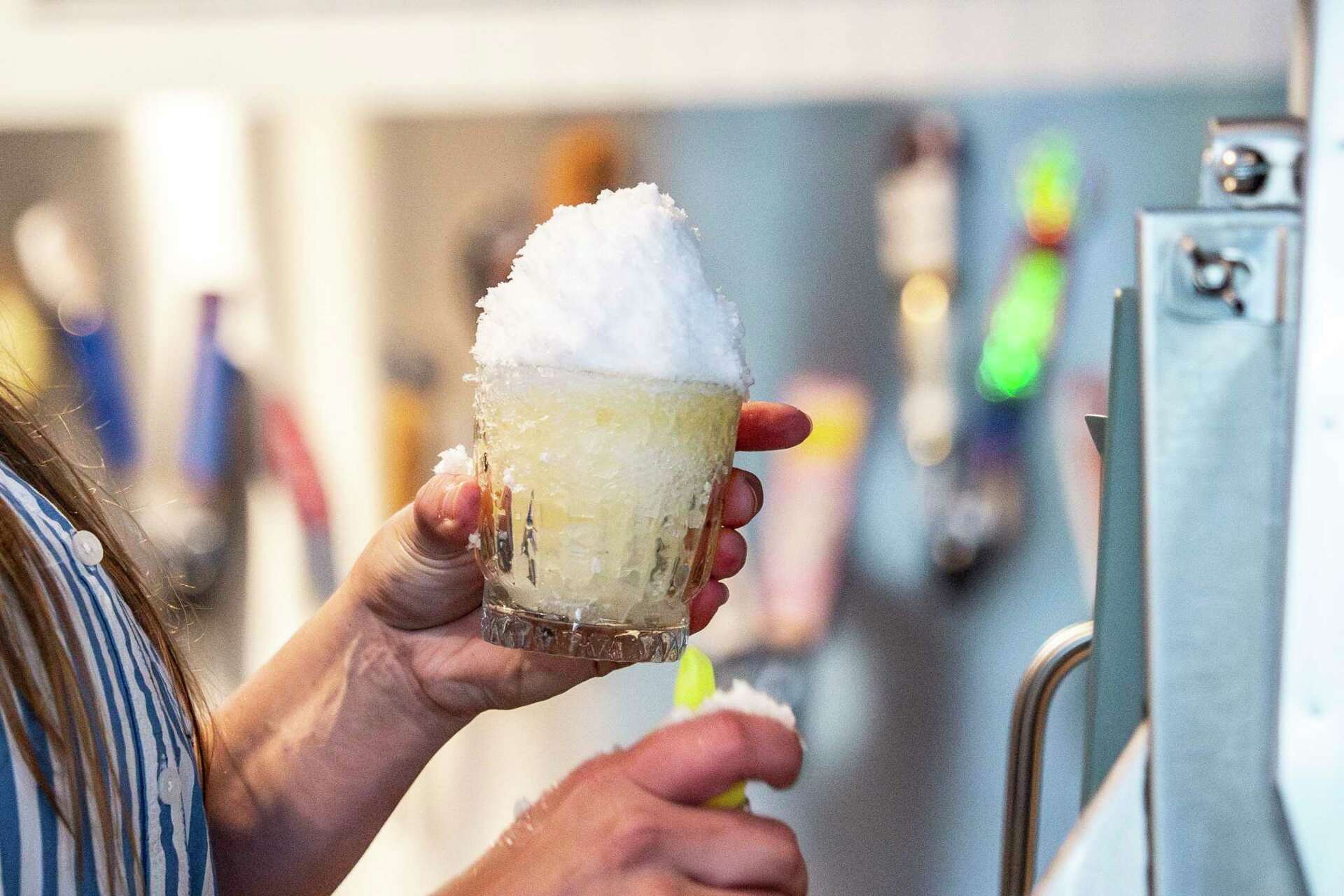 Houston bar East End Hardware makes summer treat: boozy snow cones